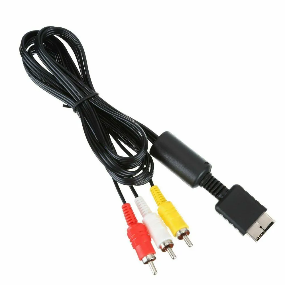 8m 6FT HDTV AV Audio Video Component Cable Cord For PS2 PS3 3 Connector ...