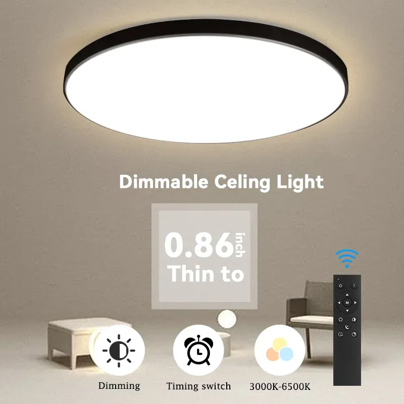 DHgate.com:220V LED Panel Light | Dimmable Ceiling Lamp | Energy ...