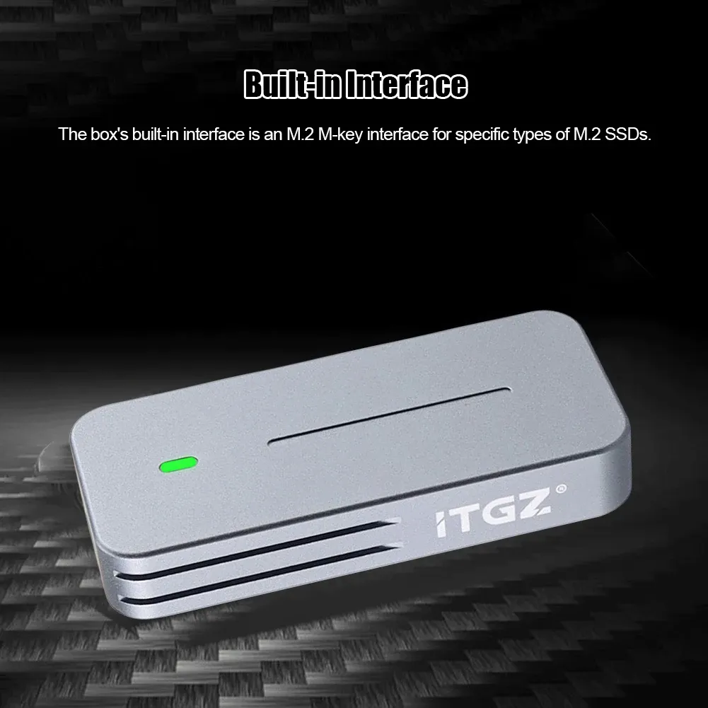 DHgate.com:M.2 SSD Enclosure, USB3.2 Gen2 NVMe SSD Case for M-Key 2230/ ...