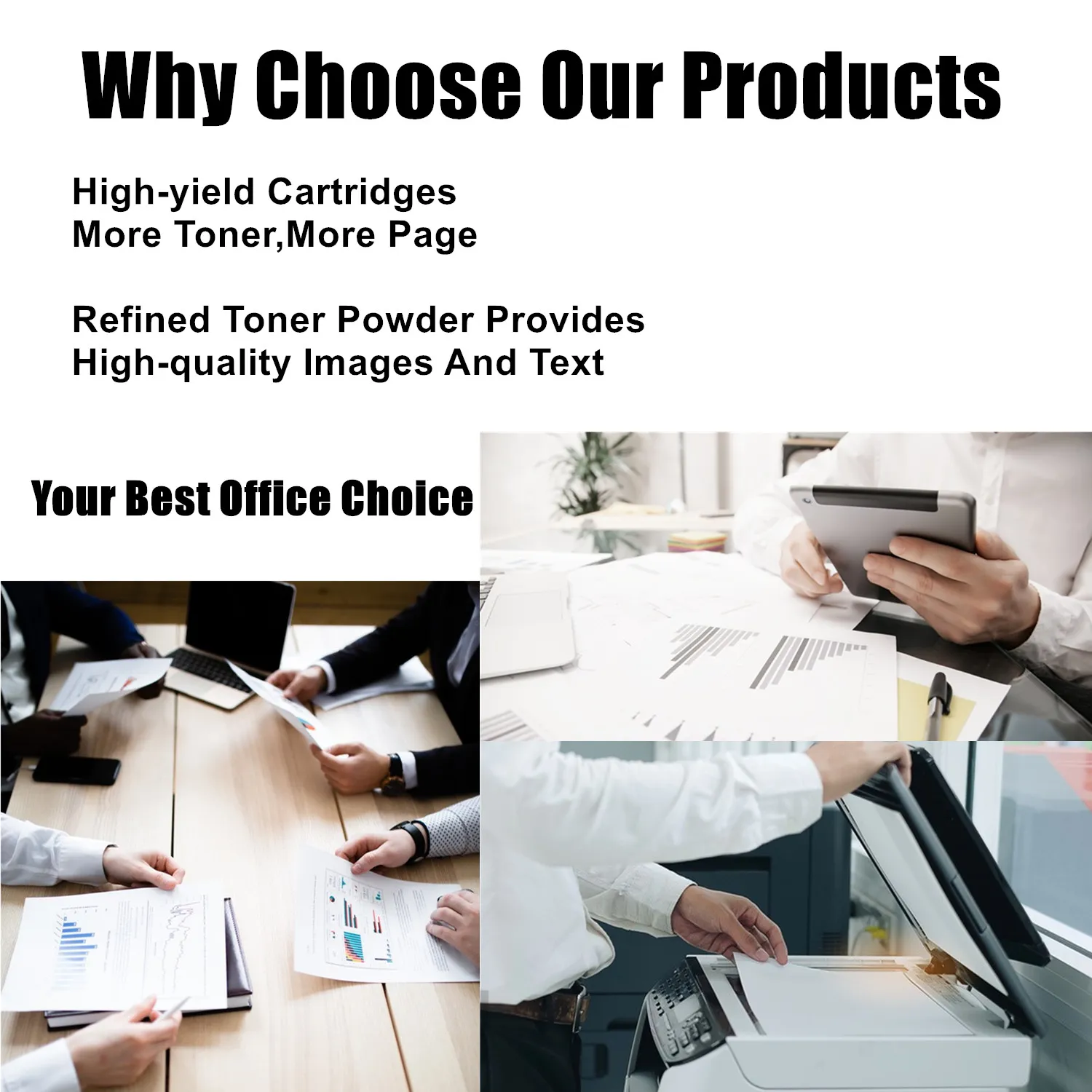 Compatible Toner Cartridges W1360A Replacement for HP 136A for HP ...