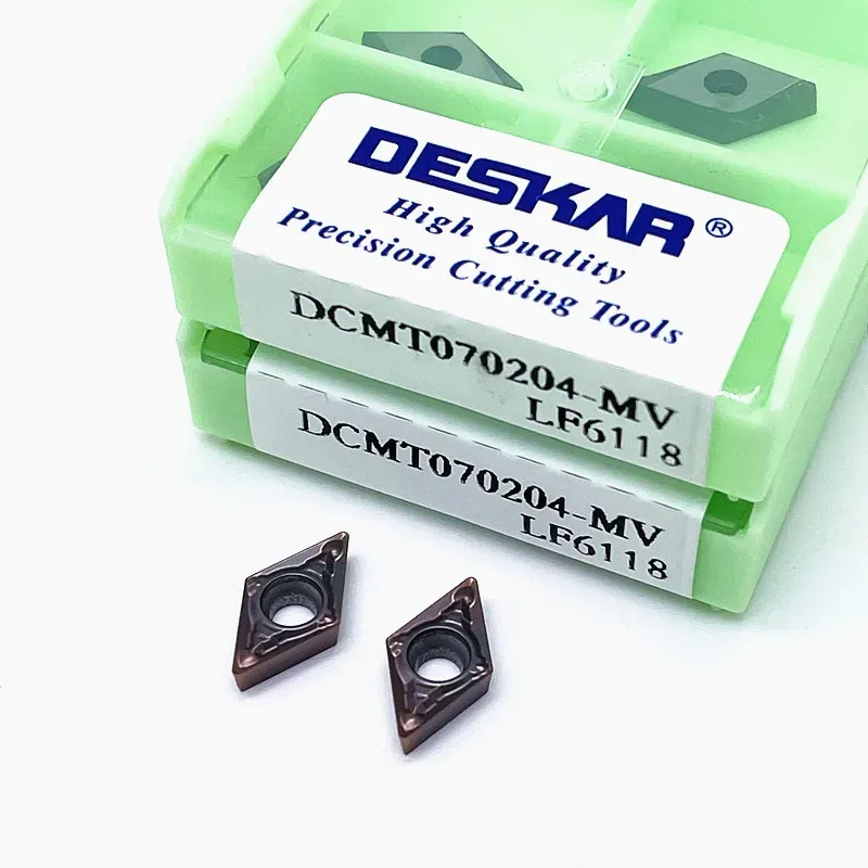 CNC lathe cutting inserts DCMT070204 MV LF6018 DCMT070208 MV LF6018 ...