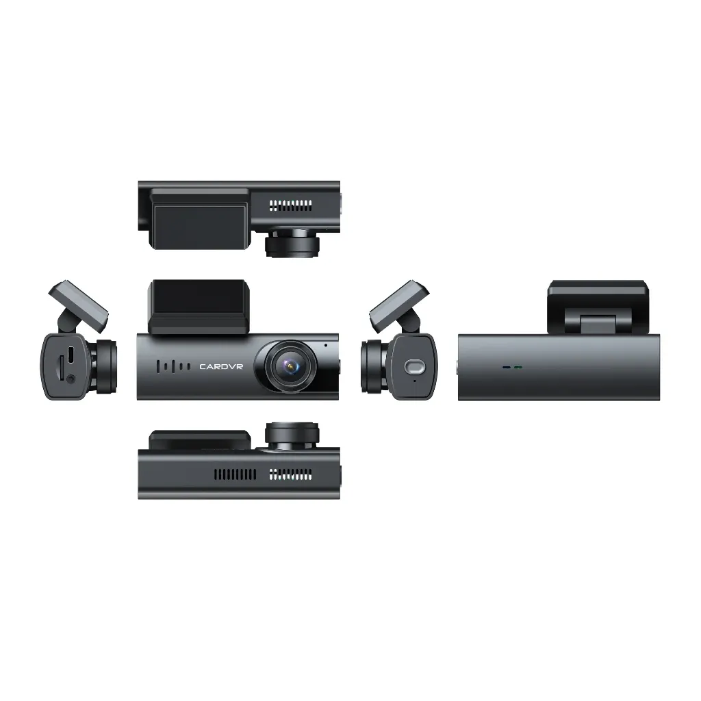 Bluetooth Dash Camera for Car: 2K Dual Front & Rear DVR with Parking ...