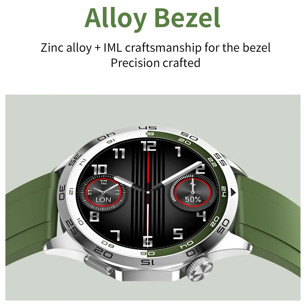 NFC Smartwatch AMOLED GPS Tracker Premium 1.43 HD Always On Display, Bluetooth Calling Smart ...