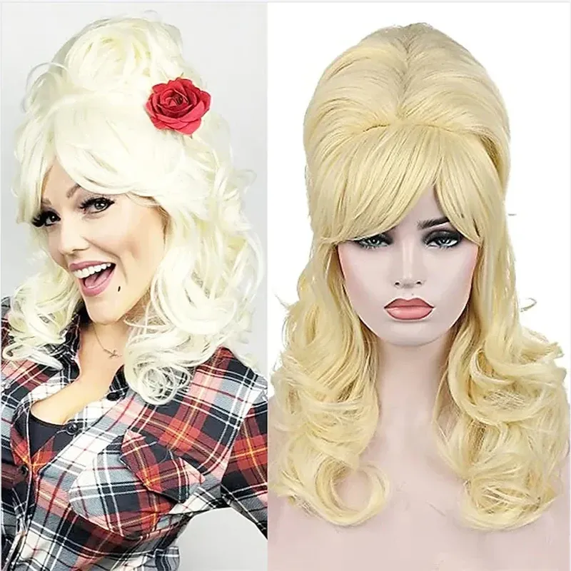 DHgate.com:HAIRJOY Long Curly Synthetic Beehive Wig - Heat Resistant ...