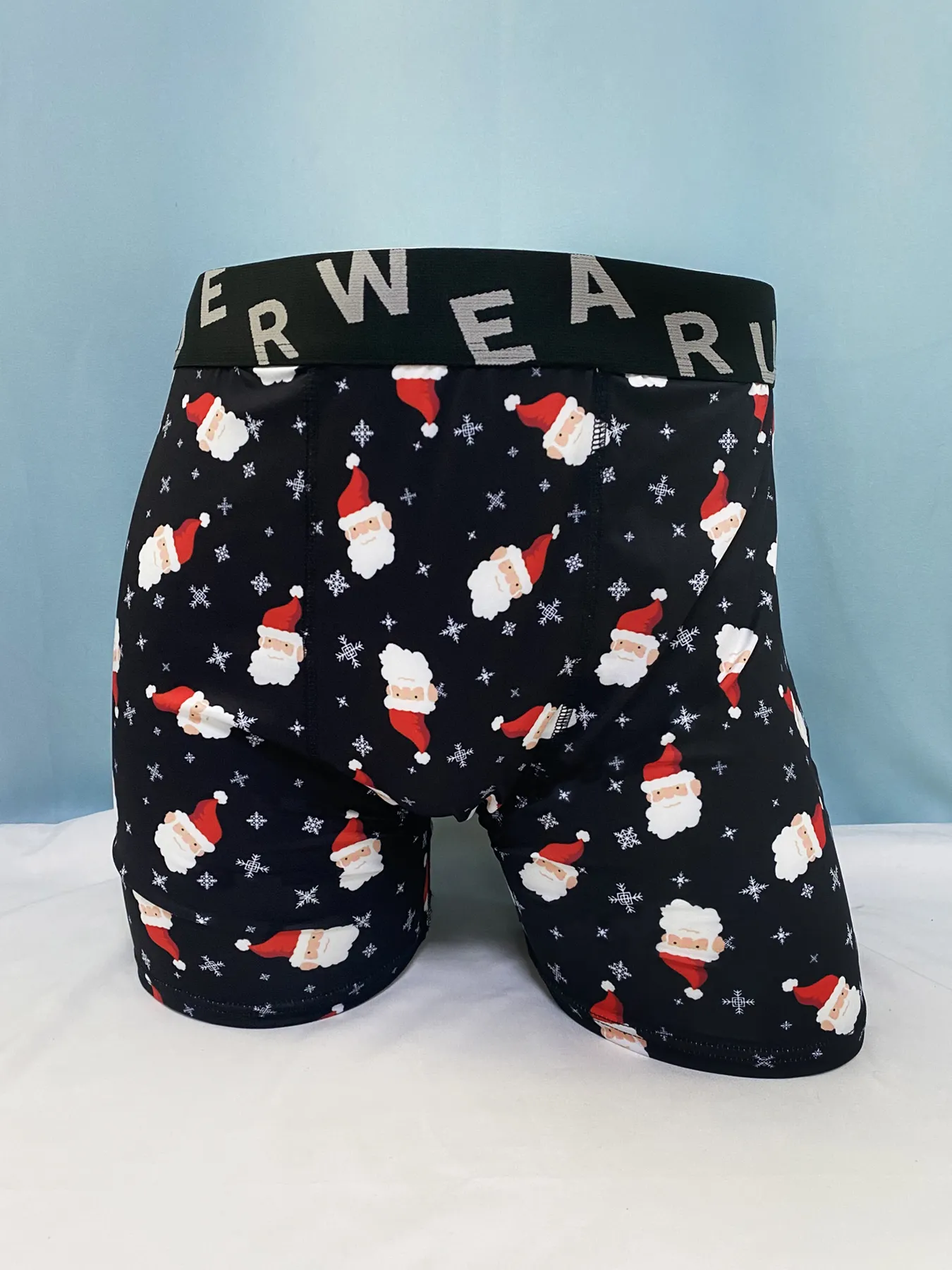 Mens Christmas Underwear Boxer Shorts with Santa Claus Snowman Animal ...
