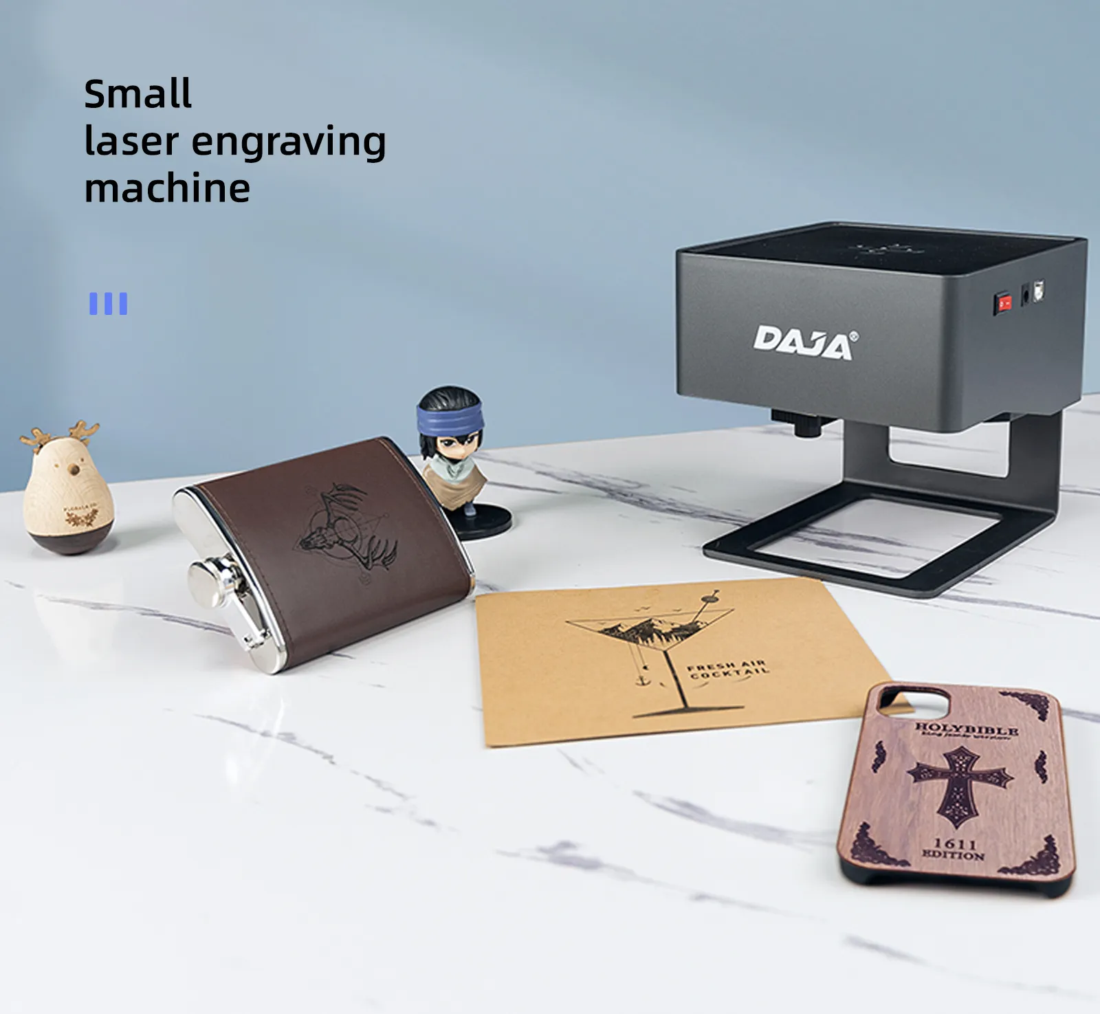 DAJA Laser Engraver CNC DIY DJ6 3000mW Mini Laser Cutting and Engraving ...
