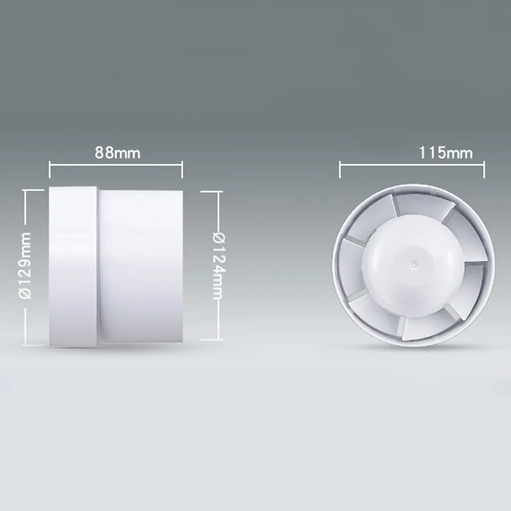 4-6 Inch Premium In-Line Extractor Fan - Powerful Vent Blower Fan for ...