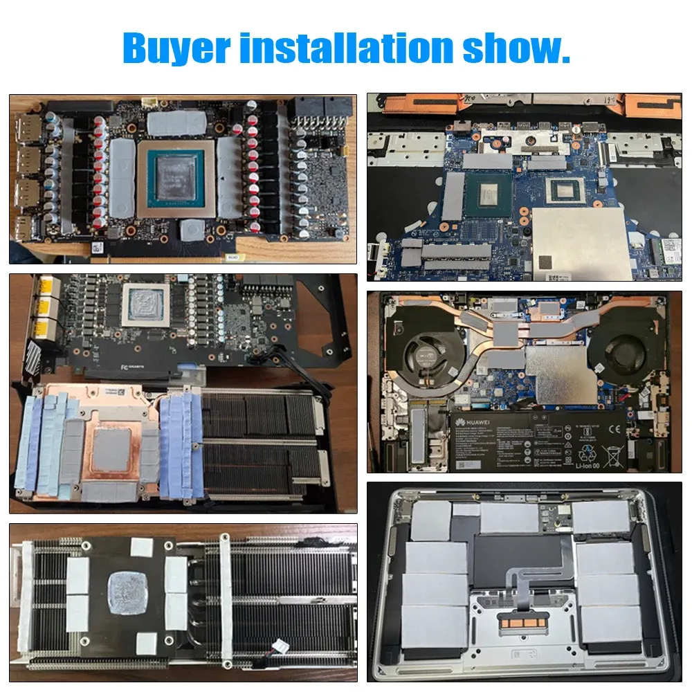 High Conductivity Thermal Interface Material Computer Cooling Pads For ...