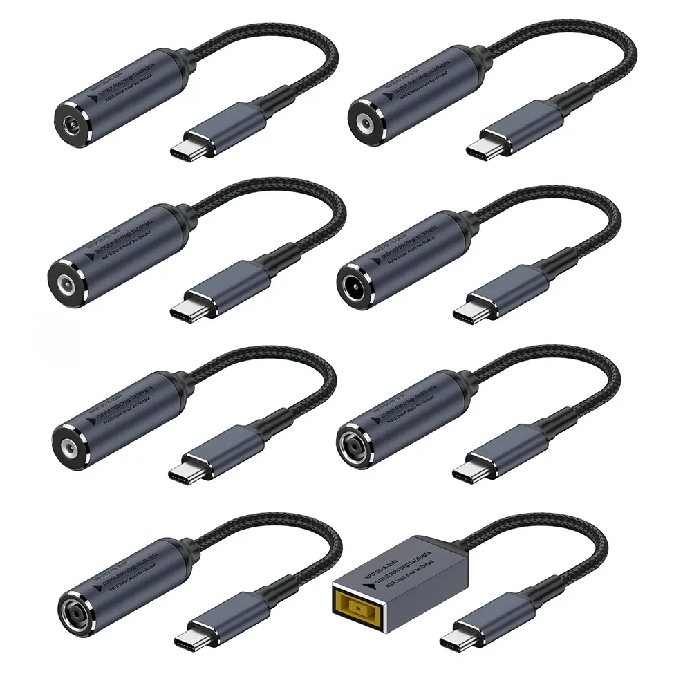 PD 65W/100W Universal PD Laptop Charger, Type-C Power Adapter, DC ...