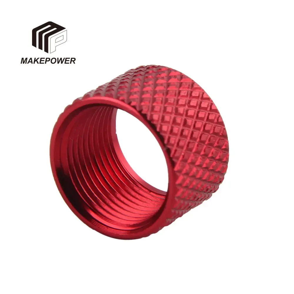 Aluminum Combo 1/2x28 Threaded Barrels End Thread Protector Nuts Screws ...