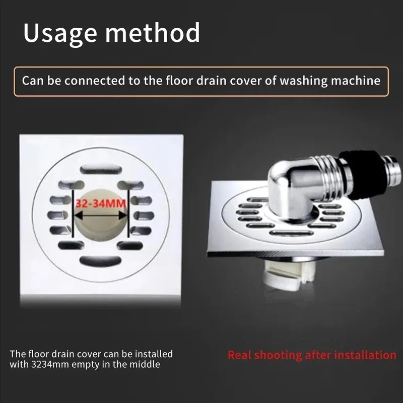 DHgate.com:Floor Drain Odor Blocker, Anti-Clog Pipe Elbow Joint ...