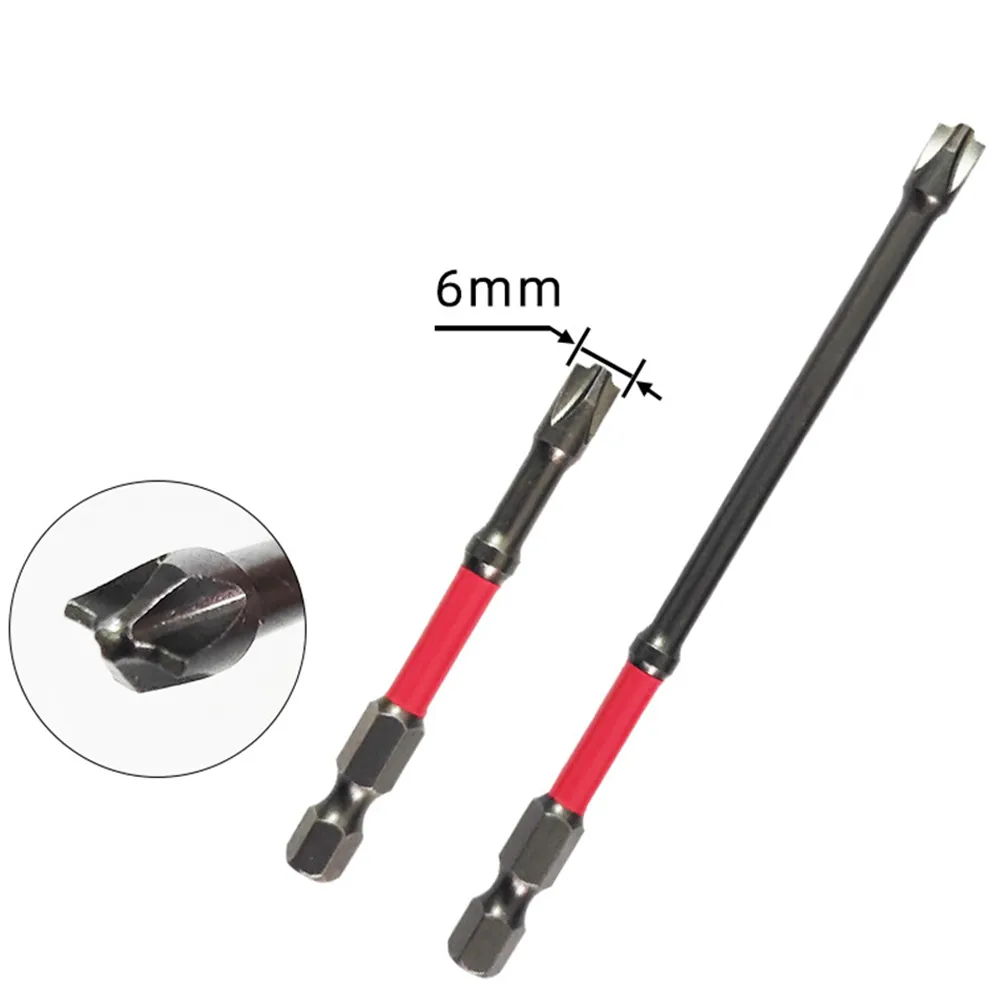 DHgate.com:Magnetic Slotted Screwdriver Bits, 65-110Mm Red Fph2, for ...