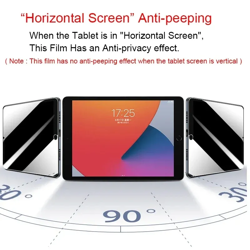 Privacy Screen Protector Film For Large Format Tablets Anti Glare ...