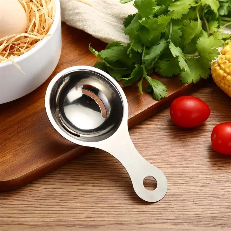 DHgate.com:Egg Separator Kitchen Tool - Stainless Steel Egg Yolk White ...