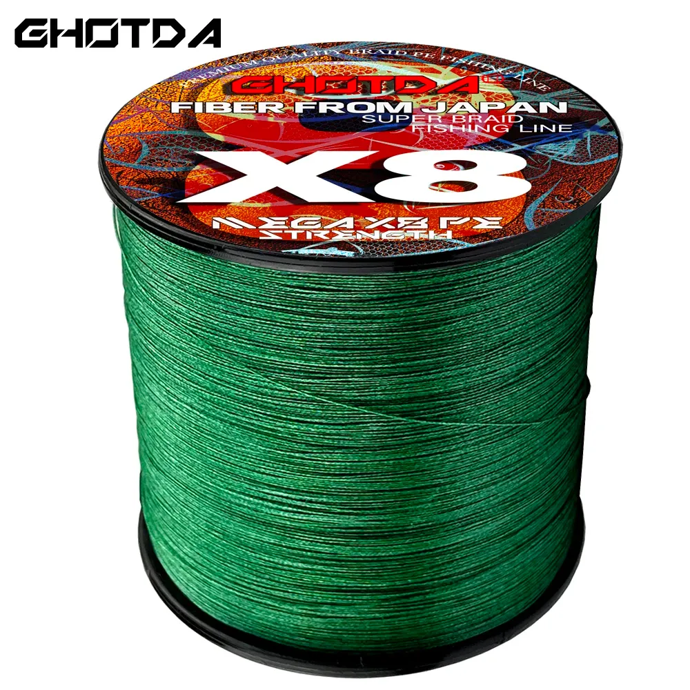DHgate.com:GHOTDA 8-Strand Multifilament Carp Fishing Line, 300/100M ...