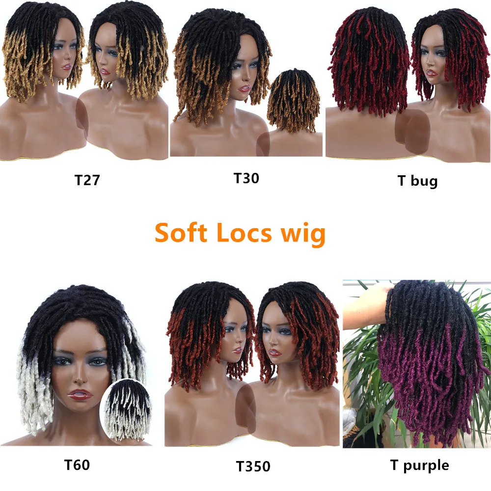 Dreadlocks Crochet Braids - 10 Synthetic Soft Locs Sister Locs Wig for ...