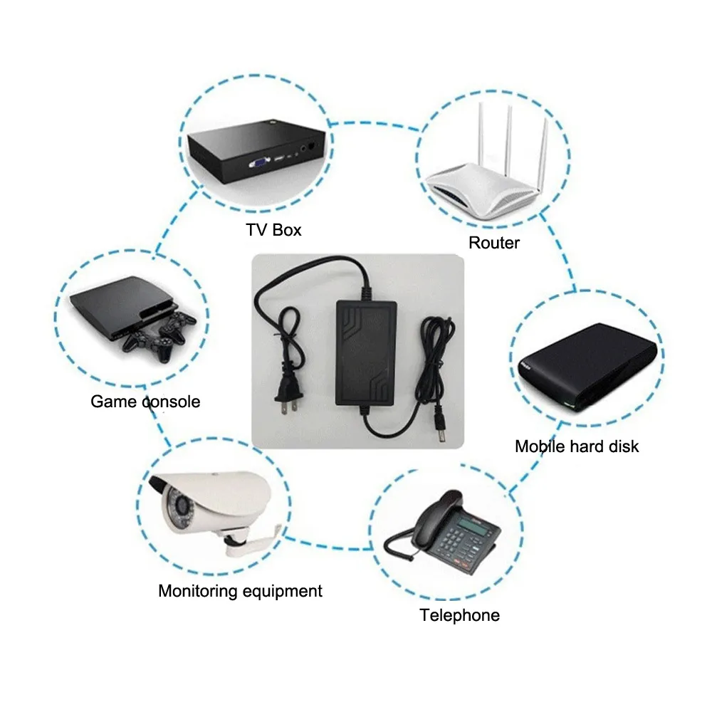 2024 DC 5V-12V LED Power Supply, 1A-10A LED Transformer for WS2801 ...
