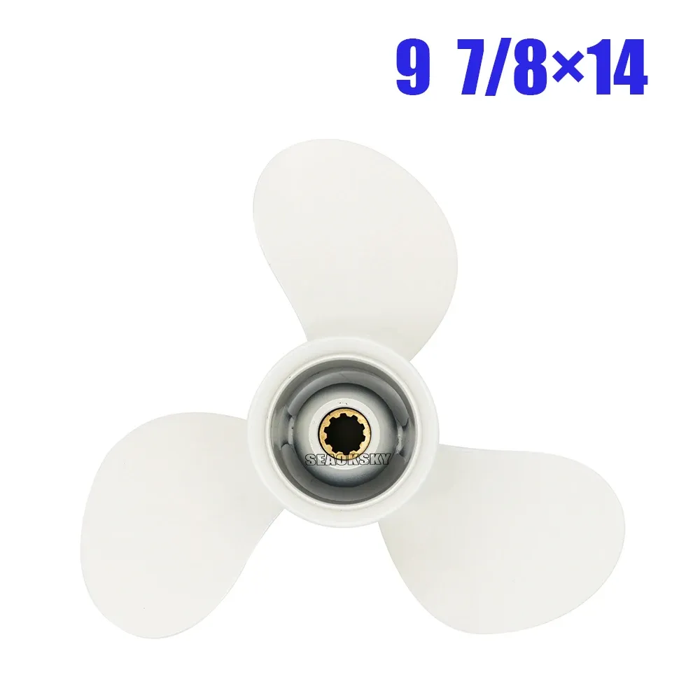 DHgate.com:Propeller, 9 7/8x14-F, For Yamaha Outboard Engines 20HP 25HP 30HP, 10 Tooth Spline RH ...
