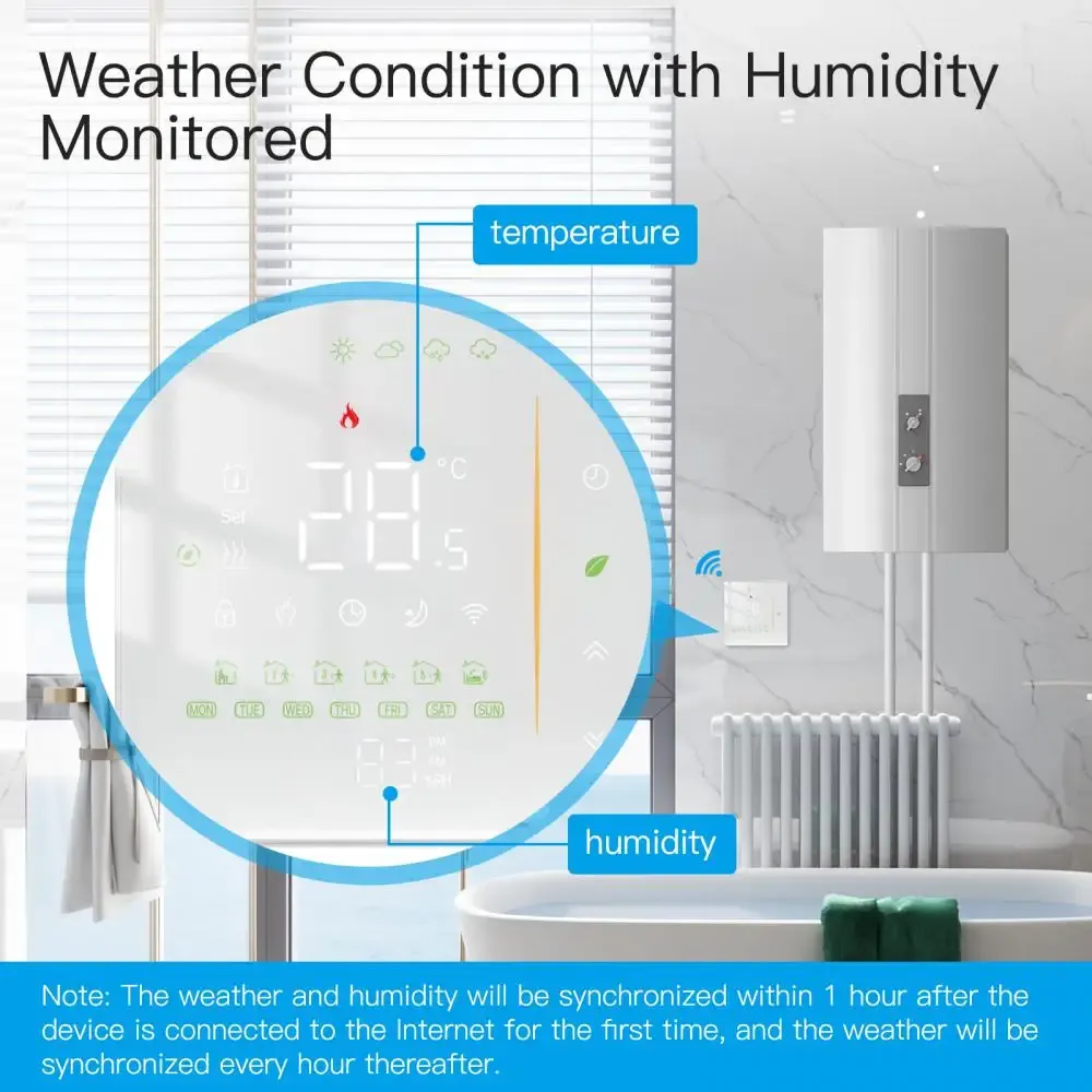 Smart Thermostat For Boiler With WiFi Air Conditioner Thermostat ...