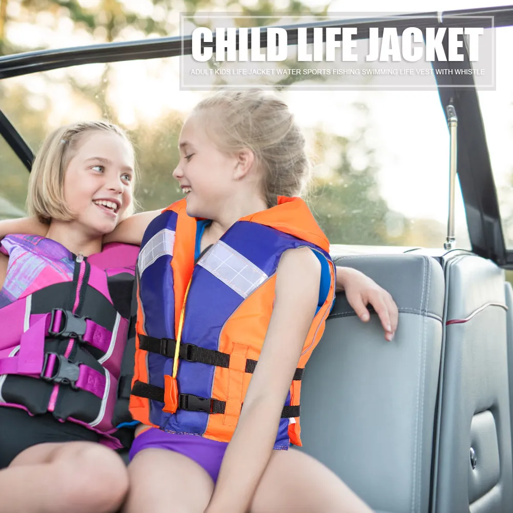 Children's Buoyant Life Vest Float Jacket Swimsuit for Water Sports ...