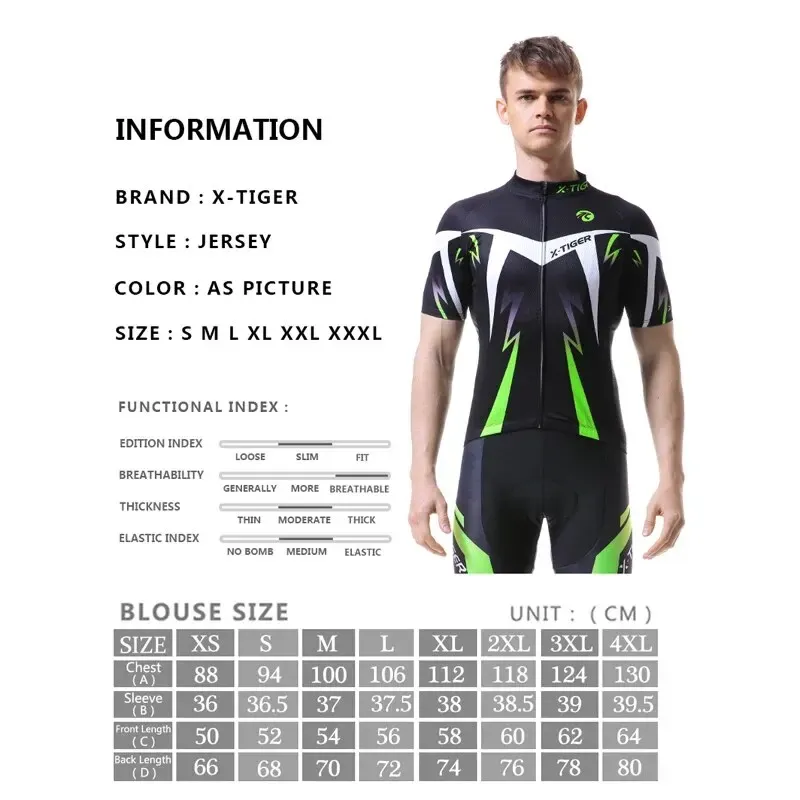Pro Cycling Jerseys: Quick Dry Racing Bicycle Clothes For Men's Mountain Biking And Athletic ...