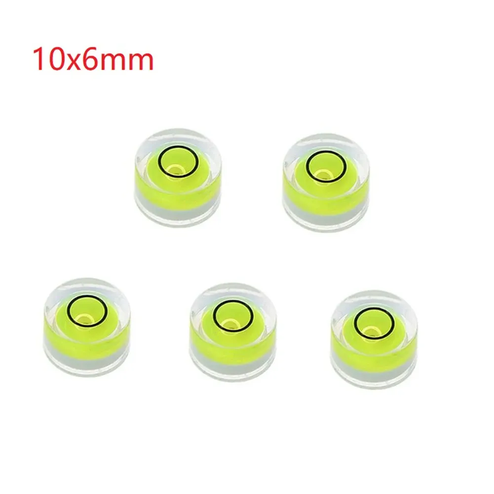 5-Pack Precision Round Spirit Levels - Mini Bullseye Level Measurement ...