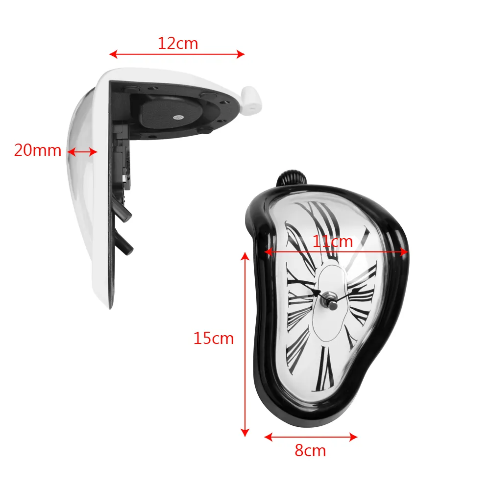 Reloj Distorsionado Único Decoración De Pared De Estilo De Fusión ...