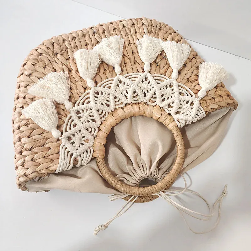 Handmade Corn Husk Handbag - Woven Grass Bag, Retro Chinese Style ...