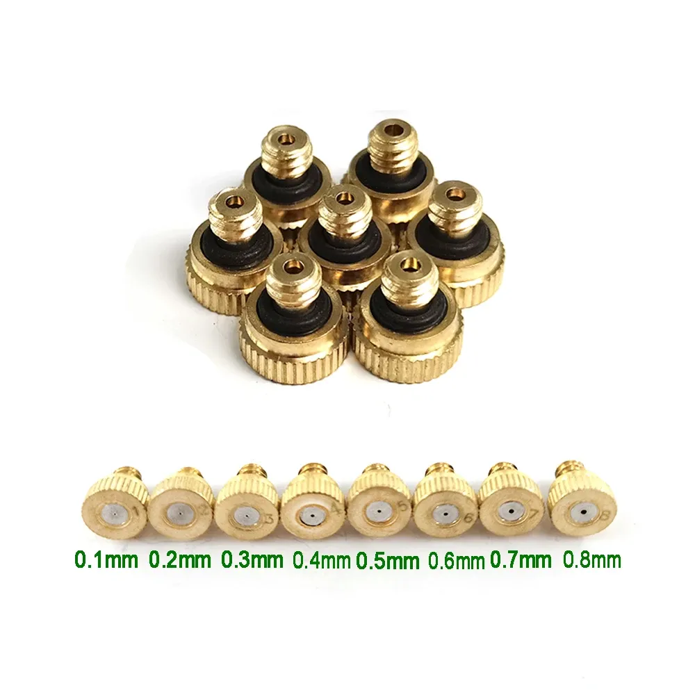6M Pre-Assembled water misting nozzles with 12V Water Mist Pump, 6 ...