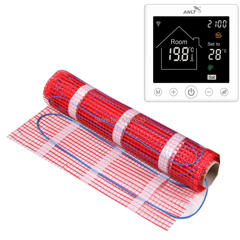 DHgate.com:"Quick Warmth: Radiant Electric Underfloor Heating Kit, Programmable WiFi Thermostat ...