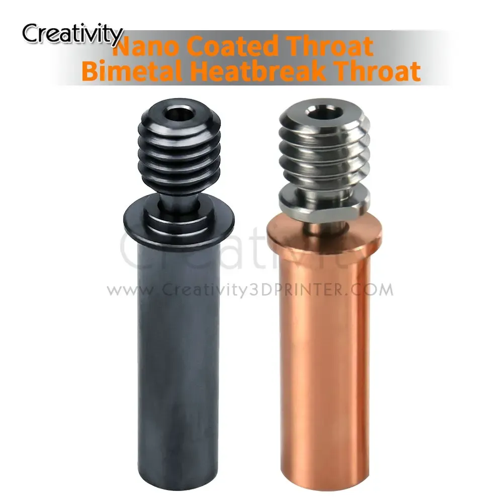 Bimetal Heatbreak with Nano Coating for CR-6 Max, CR-5 PRO, Ender 3 V2 ...