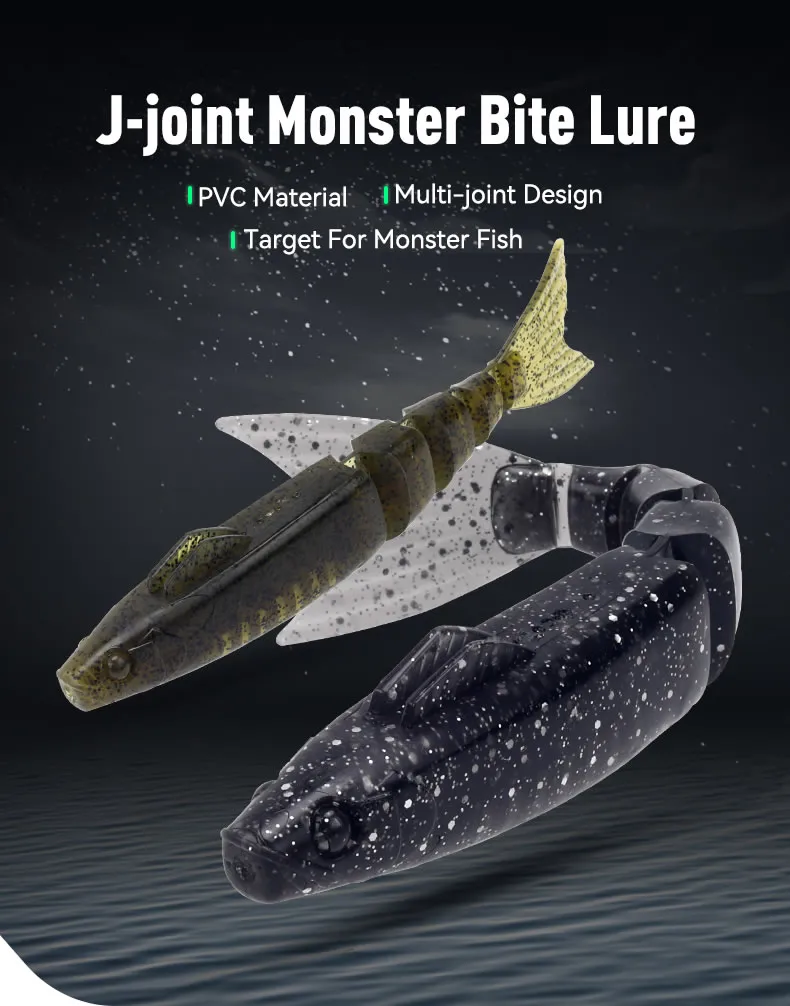 DHgate.com:Kingdom J-Joint Soft Swimbait 170mm/220mm, Artificial ...