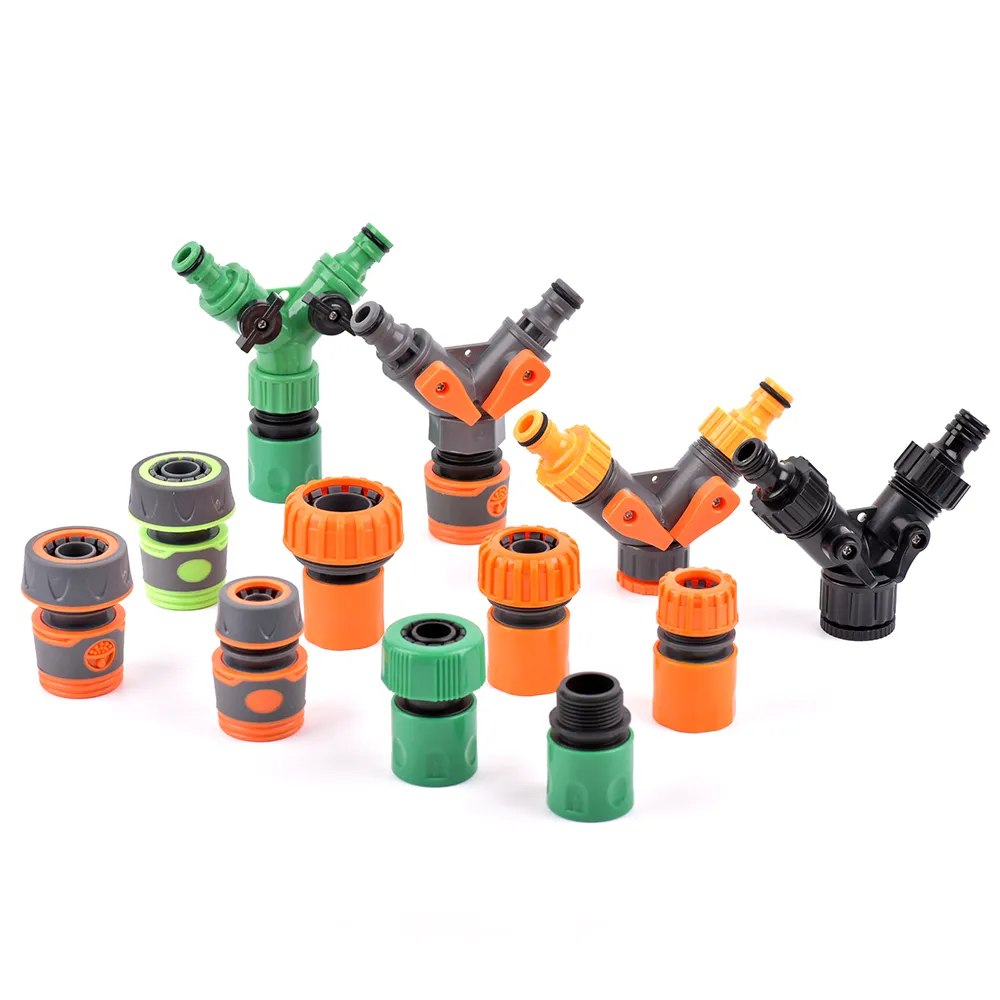 DHgate.com:Adjustable 2-Way Water Splitter Tap with Quick Connector: 1/ ...