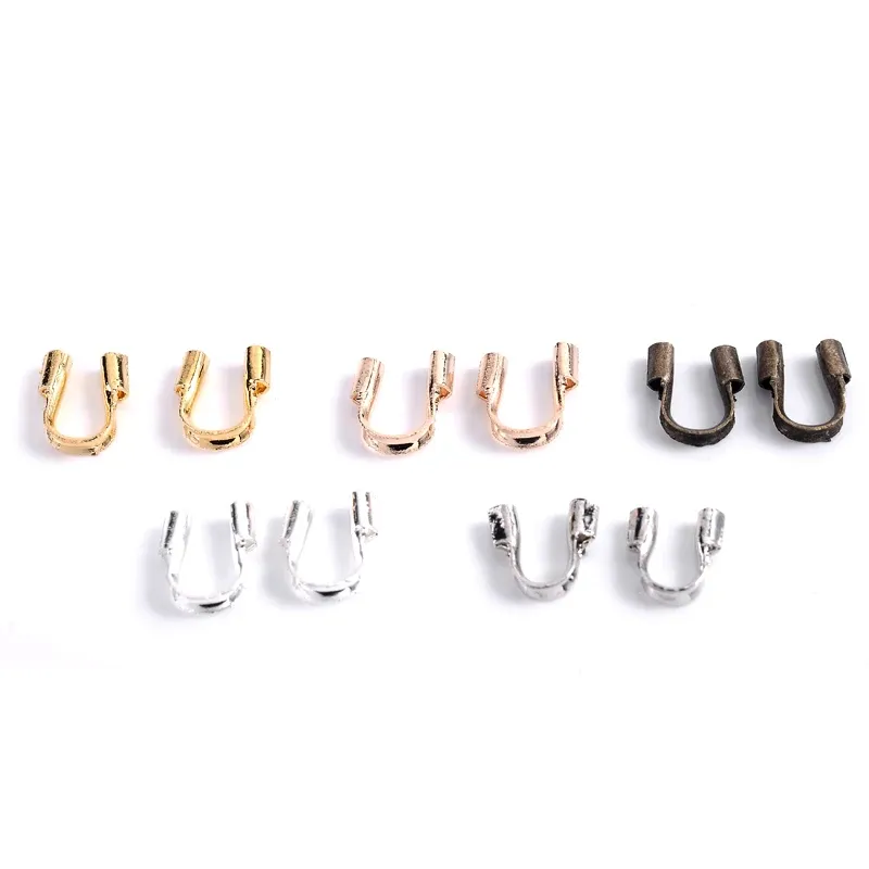 DHgate.com:Gold Plated Wire Protectors (100 Pcs) | U-Shape Clasps for ...