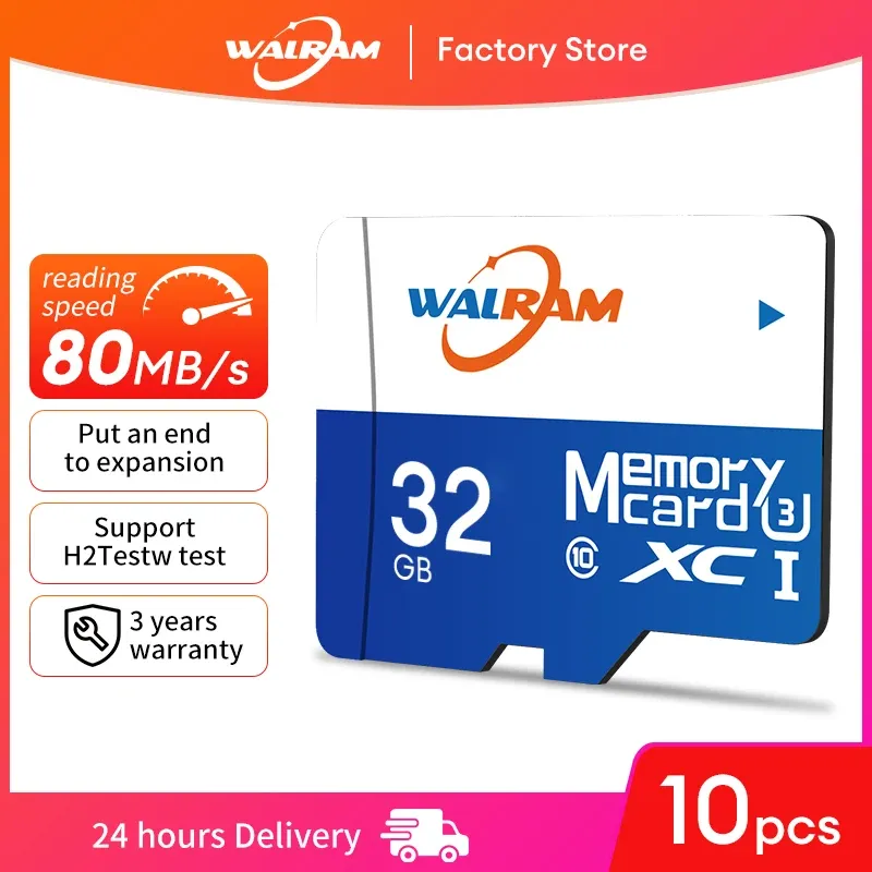 High Speed Micro TF Storage Card: Set, Class 10 U3 Micro SD Card, 32GB ...