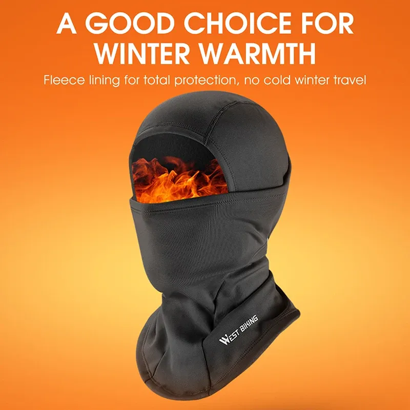 WEST BIKING Windproof Winter Bike Cap MTB Helmet Liner, Warm Bicycle ...
