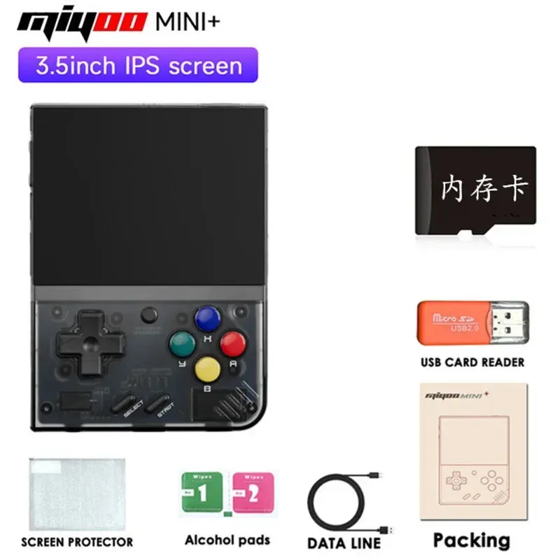 5 IPS HD Screen MIYOO Mini Plus Linux System Retro Handheld Console ...