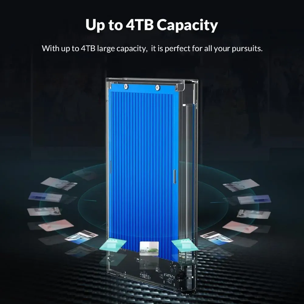 DHgate.com:ORICO USB3.1 Gen1 Type C HDD Enclosure Case USB3.0 HDD Case ...