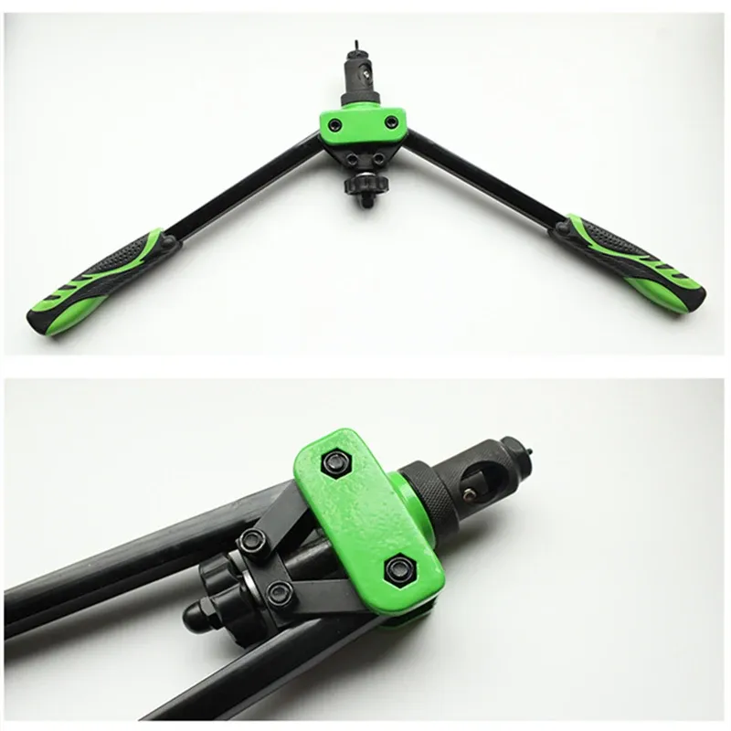 Professional Rivnut Tool Kit with 4 Sizes Nuts, Hand Threaded Riveter ...