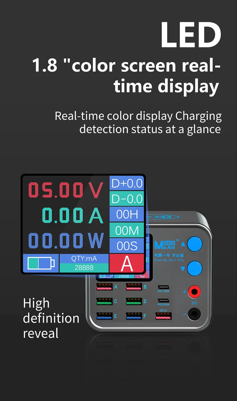 Maant Powermaster: Pro Fast Charging Tester, Maintainer, and Repair ...