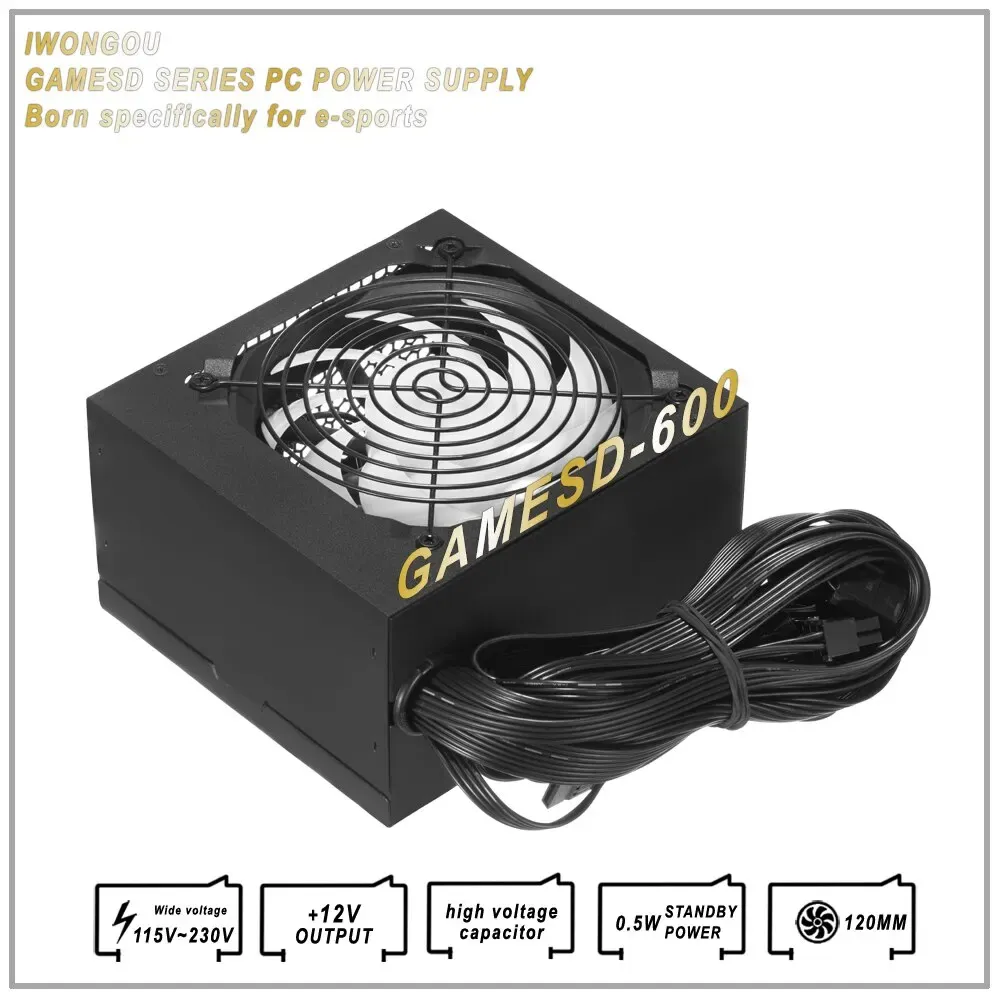 IWONGOU 2025 Power Supply For PC 300W 400W 500W 600W... From ...