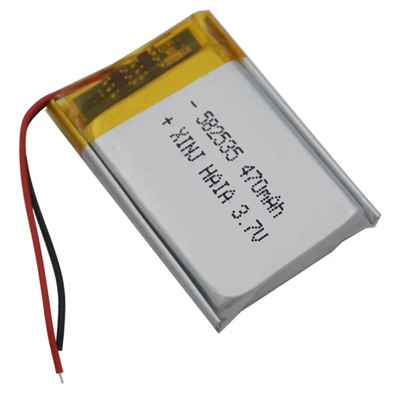 DHgate.com:582535 2-Pack 3.7V 470mAh Li-Polymer 2-Pin 1.0/1.25/1.5/2.0 ...