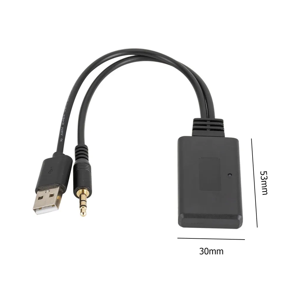 Universal Bluetooth Music Audio Adaiver Adapter للسيارة ، 1 Aux Adapter ...