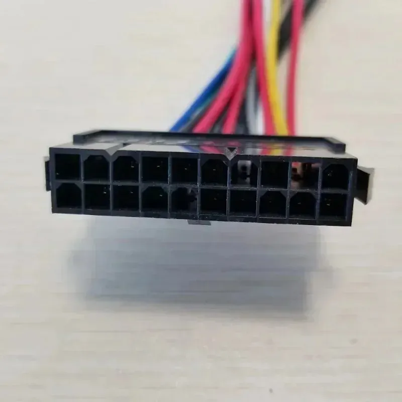 20Pin ATX to 2x Port 6Pin AT PSU Converter Power Cable for 286 386 486 ...
