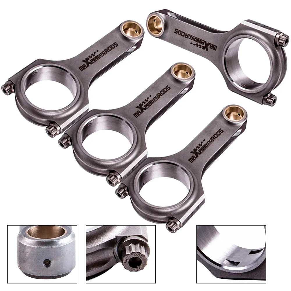 Upgraded 4x ARP 2000 Connecting Rods for Austin Mini Cooper 1275cc A ...