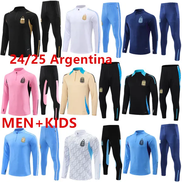 Argentina Tracksuit Soccer Jerseys 2024 2025 Home Away Jacket Football ...