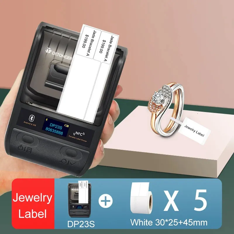 DHgate.com:DETONGER Multifunctional Thermal Label Printer, Compact 20 ...