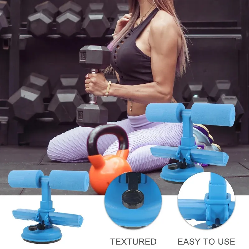 Abdominal Adjustable Belly Fitness Equipment Crunches Aid Situp Assist ...