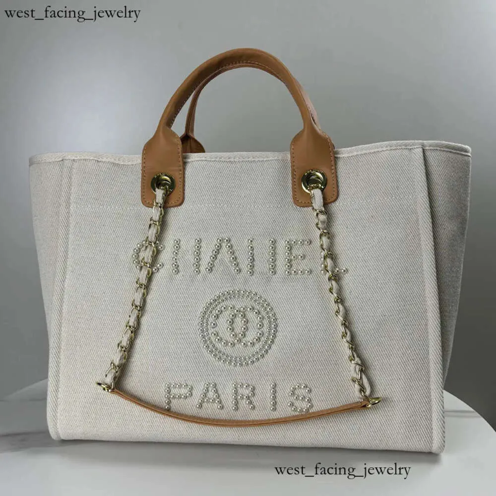 Luxury Designer Chain Tote Canvas Tote Bags With Large Capacity And ...