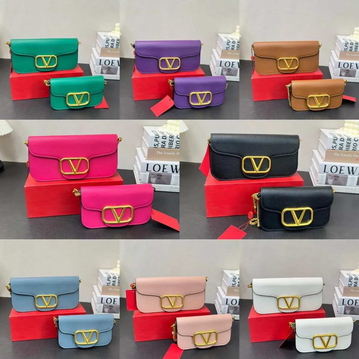 DHgate.com:VL Designer Women's Mini Crossbody Chain Bag, Vintage Brass ...